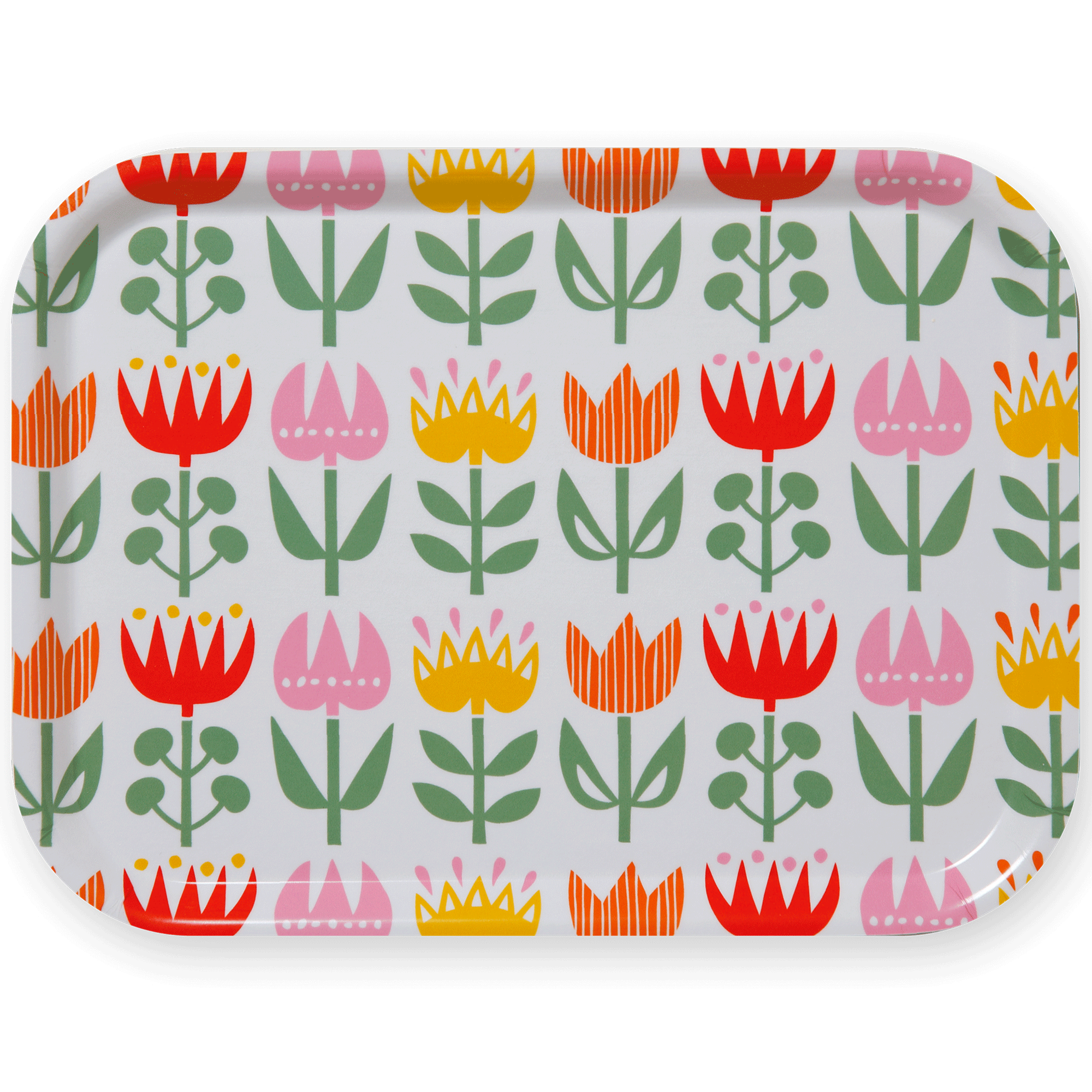 Tulip Red Small Tray 20x27cm – Klippan UK
