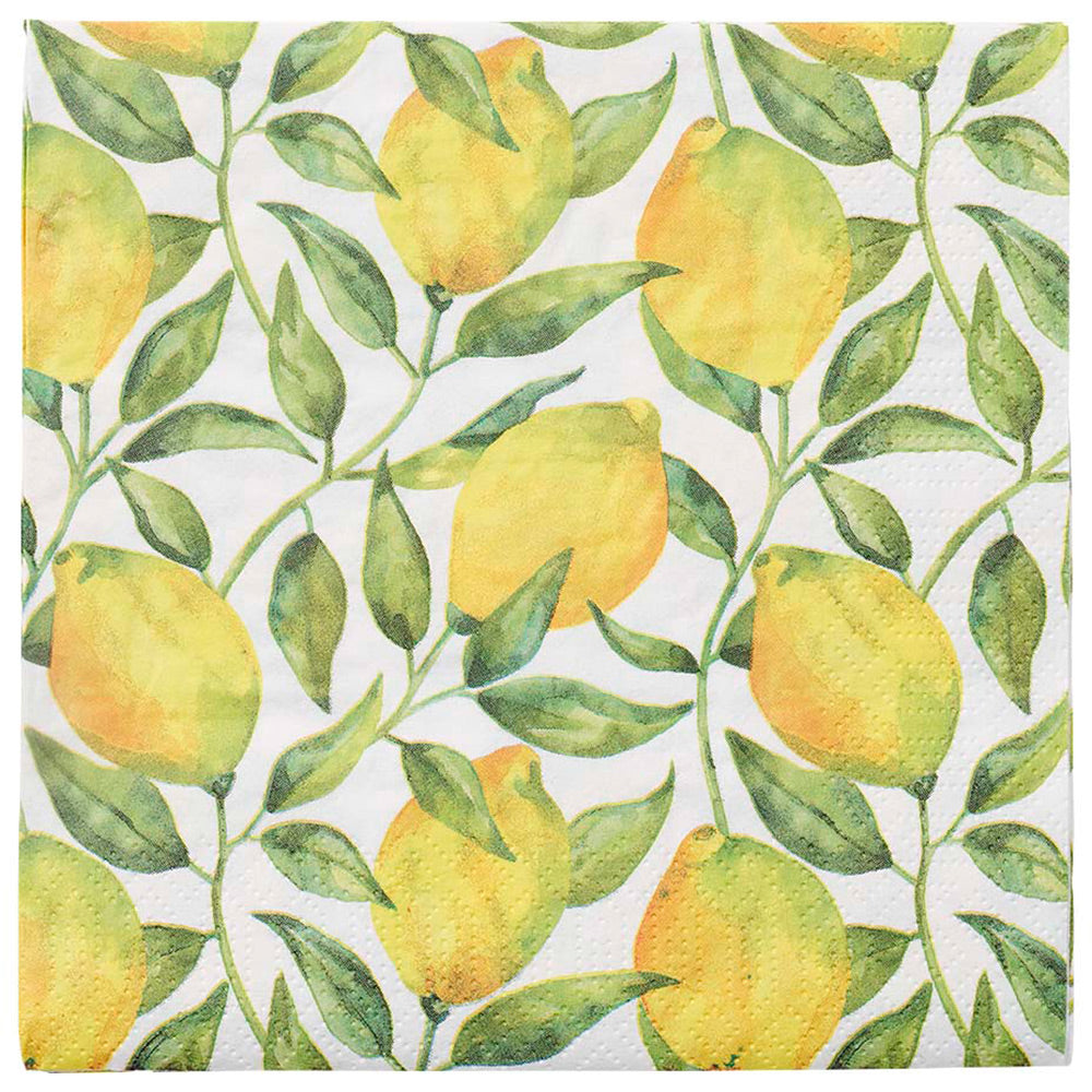 Lemon Tree Paper Napkins – Klippan UK